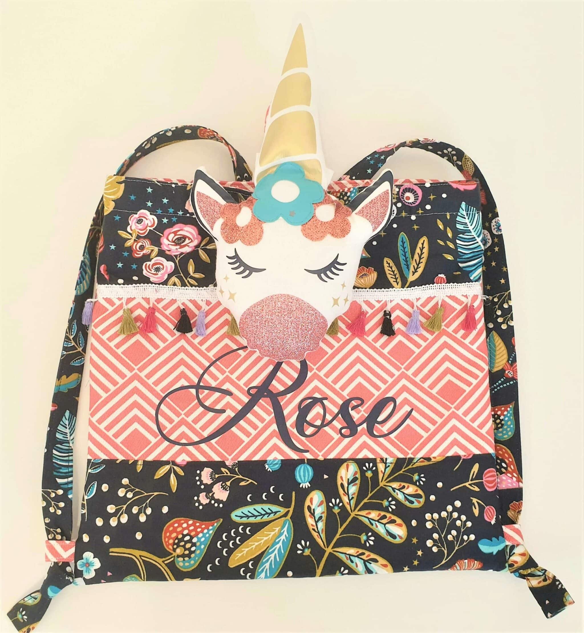 Sac à dos Licorne personnalisé & SUR-MESURE